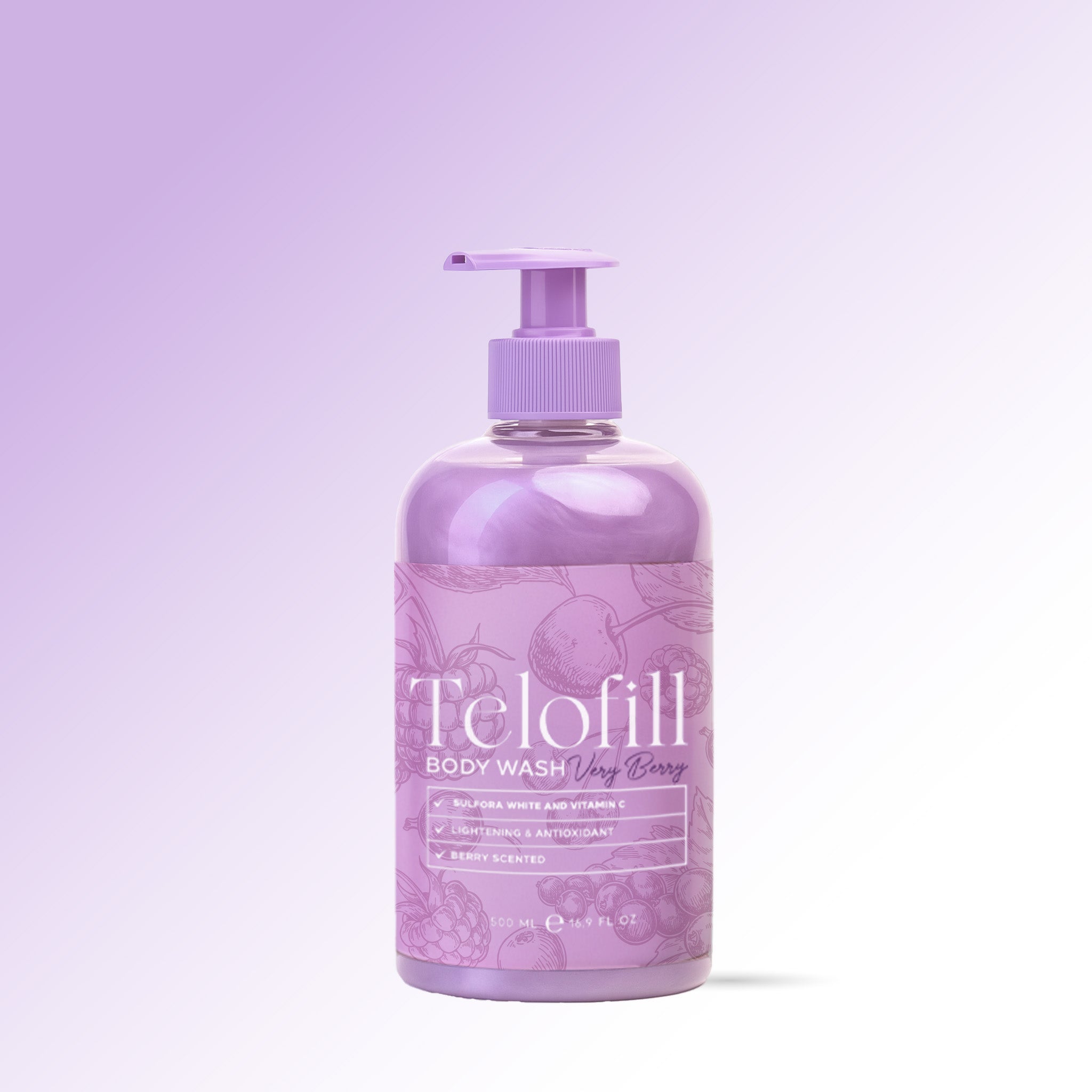 Telofill Very Berry Body Wash
